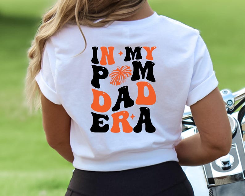 In My Pom Dad Era Shirt, Cheer Dad Era Shirt, Cheer Dad Shirt, Cheer ...