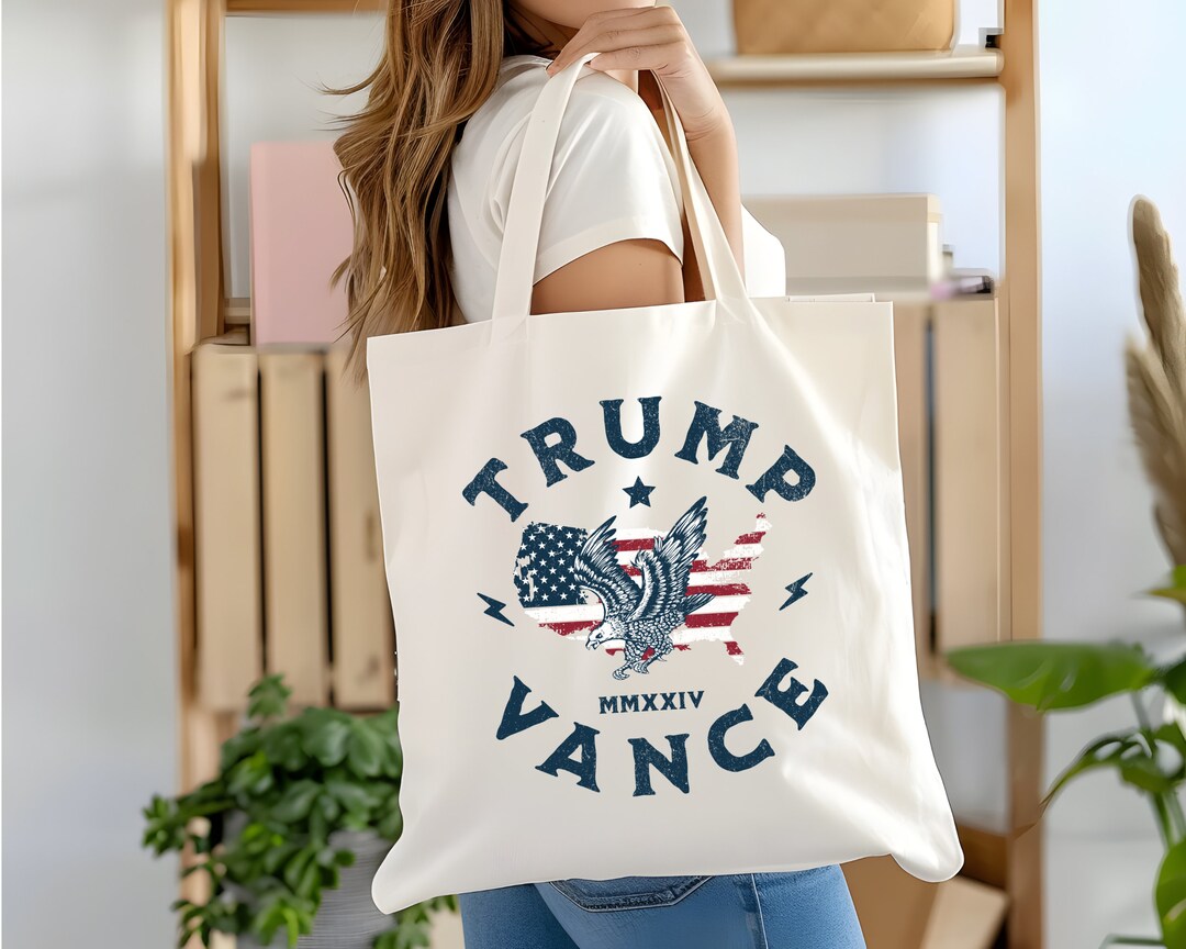 Trump 2024 Tote Bag, Trump Vance 24 Bag, Republican Tote Bag, President ...