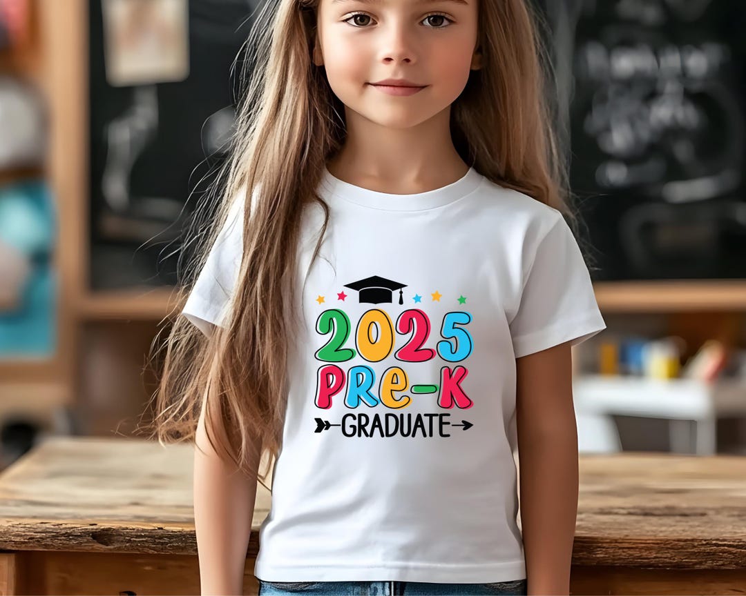 2025 Pre-k Graduate Shirt, Kinder Grad Shirt, Graduate Gift, Preschool ...