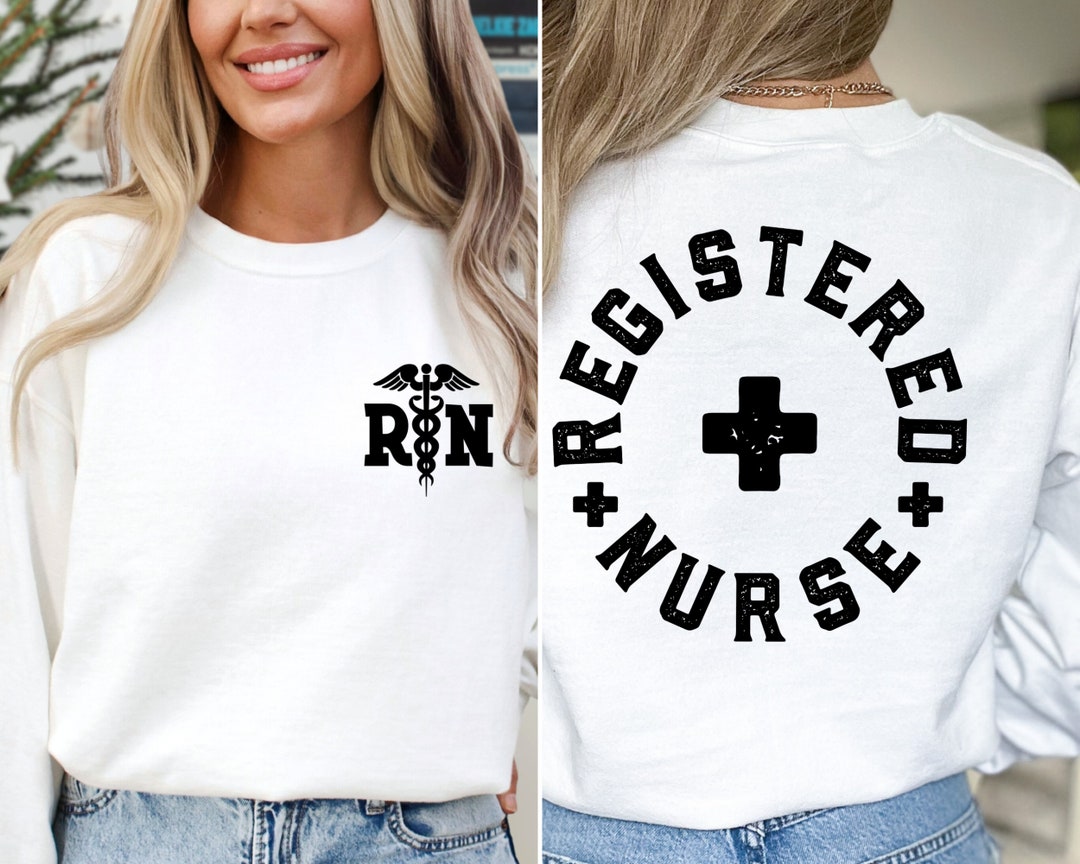 Registered Nurse Sweatshirt, RN Tee, Leopard RN Hoodie, Nurse Week ...