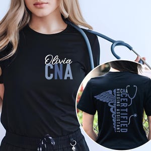 Personalized Certified Nursing Assistant Shirt, CNA, Certified Nursing ...