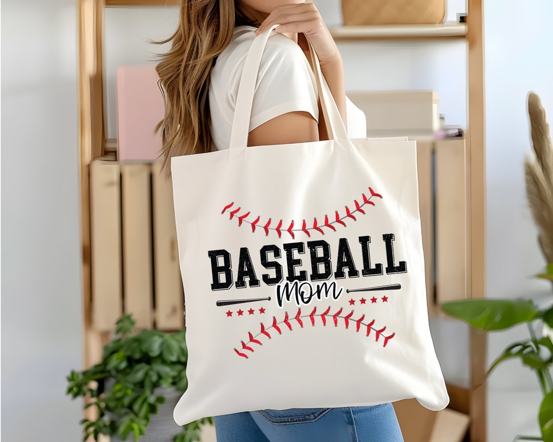 Baseball Mom Tote Bag, Baseball Mom Tote Bag, Baseball Bag for Women ...