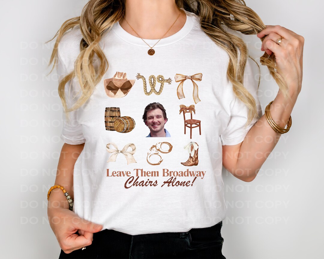 Broadway Girls Chair Coquette Digital Download - PNG, Morgan Wallen ...