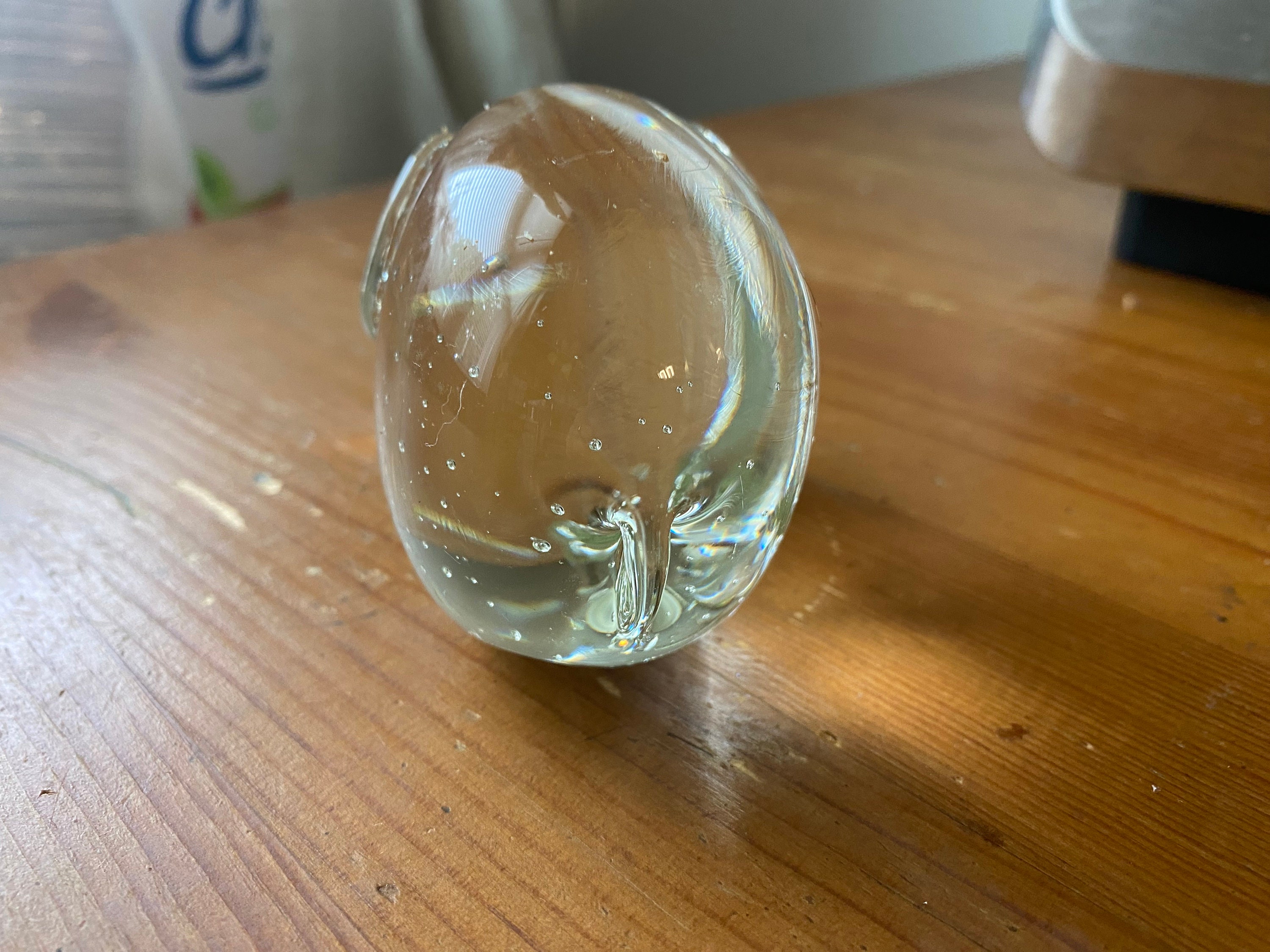 Handblown Glass Elephant Paperweight Figurine - Etsy