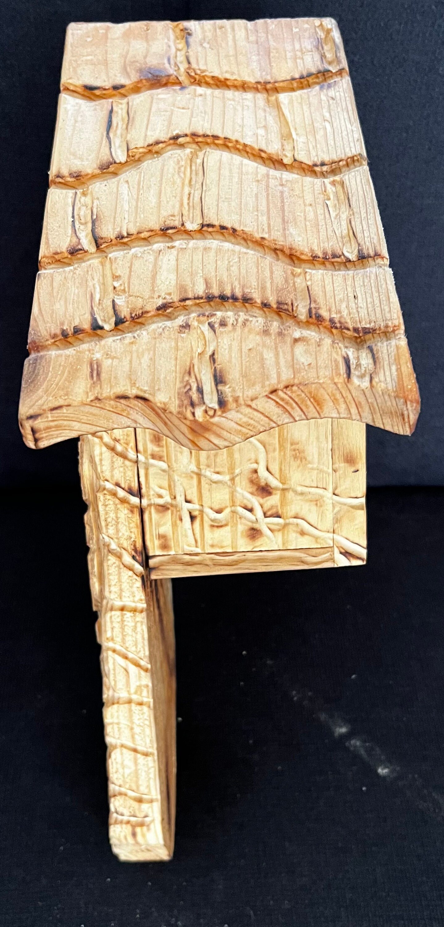 Hand-carved Wood Spirit Birdhouse - Etsy