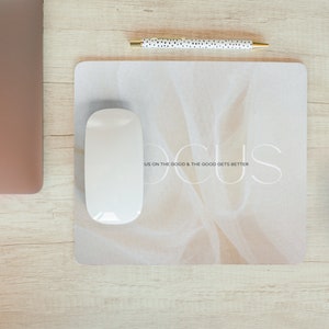 Neutral Mouse Pad | Trendy Aesthetic Mouse Pad | Neutral Desk ...