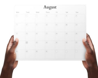 2023 Calendar Printable Digital Monthly Planner Minimalist - Etsy