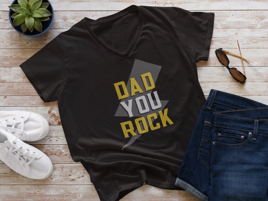 Dad You Rock Shirt, Funny Dad Shirt, New Dad Shirt, Fathers Day Shirt ...