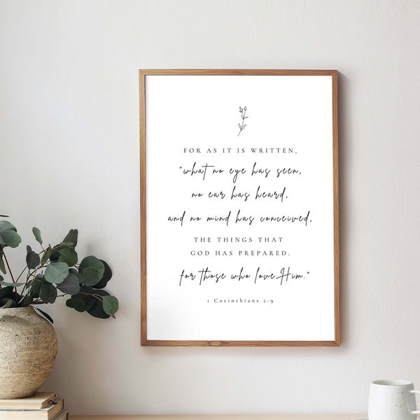 1 Corinthians 2 9 - Etsy