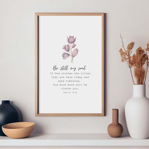 Luke 12: 27-28 & Matthew 6 26-27. Aesthetic Bible Verse Modern ...