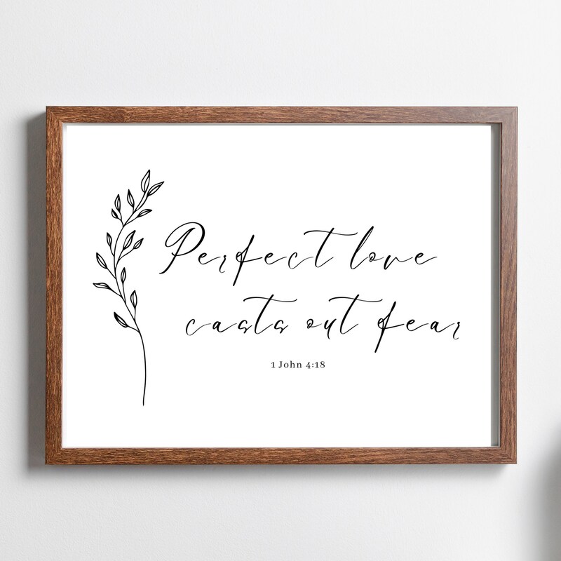 1 John 4 18 - Etsy