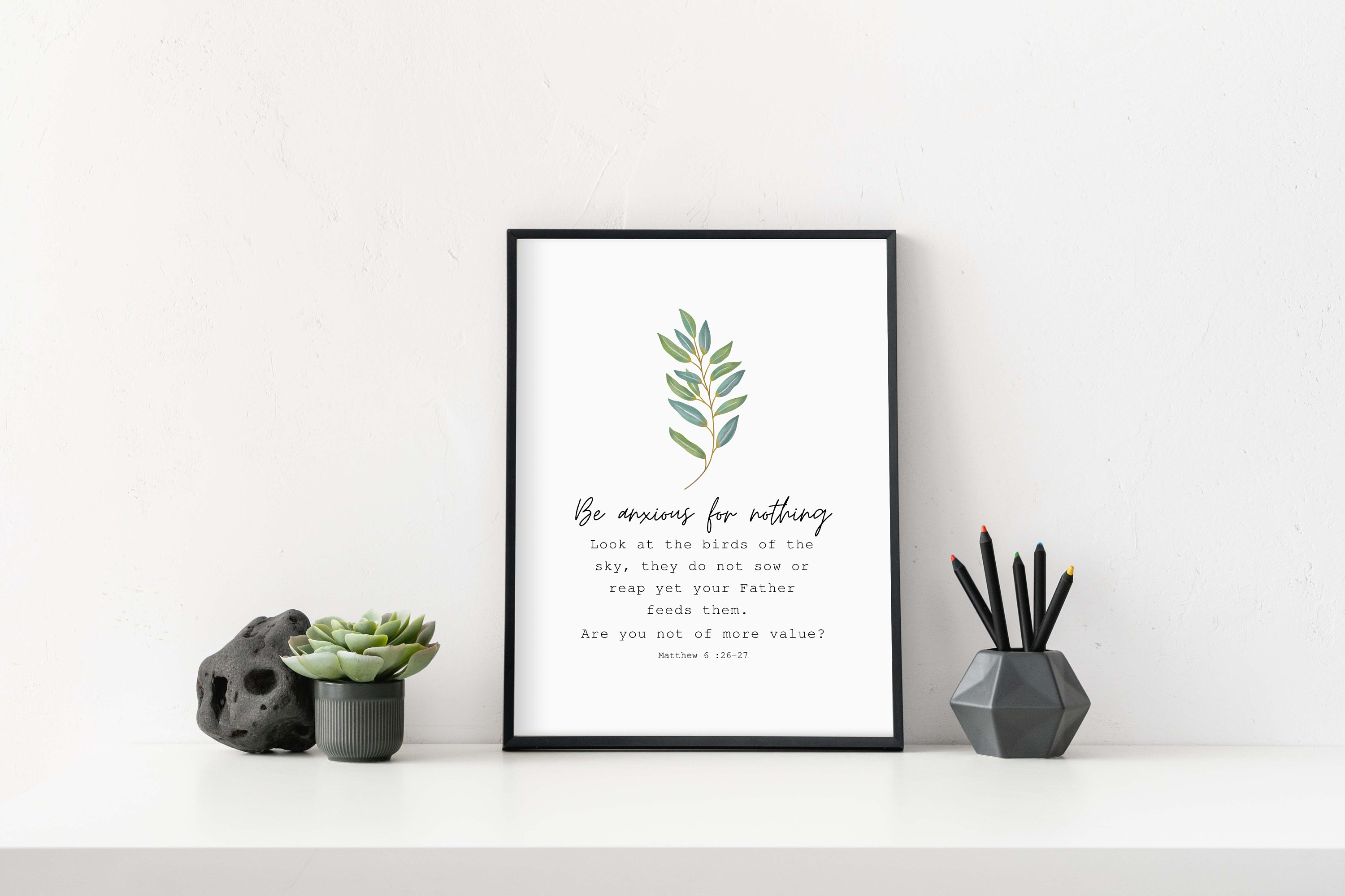 Luke 12: 27-28 & Matthew 6 26-27. Aesthetic Bible Verse Modern ...