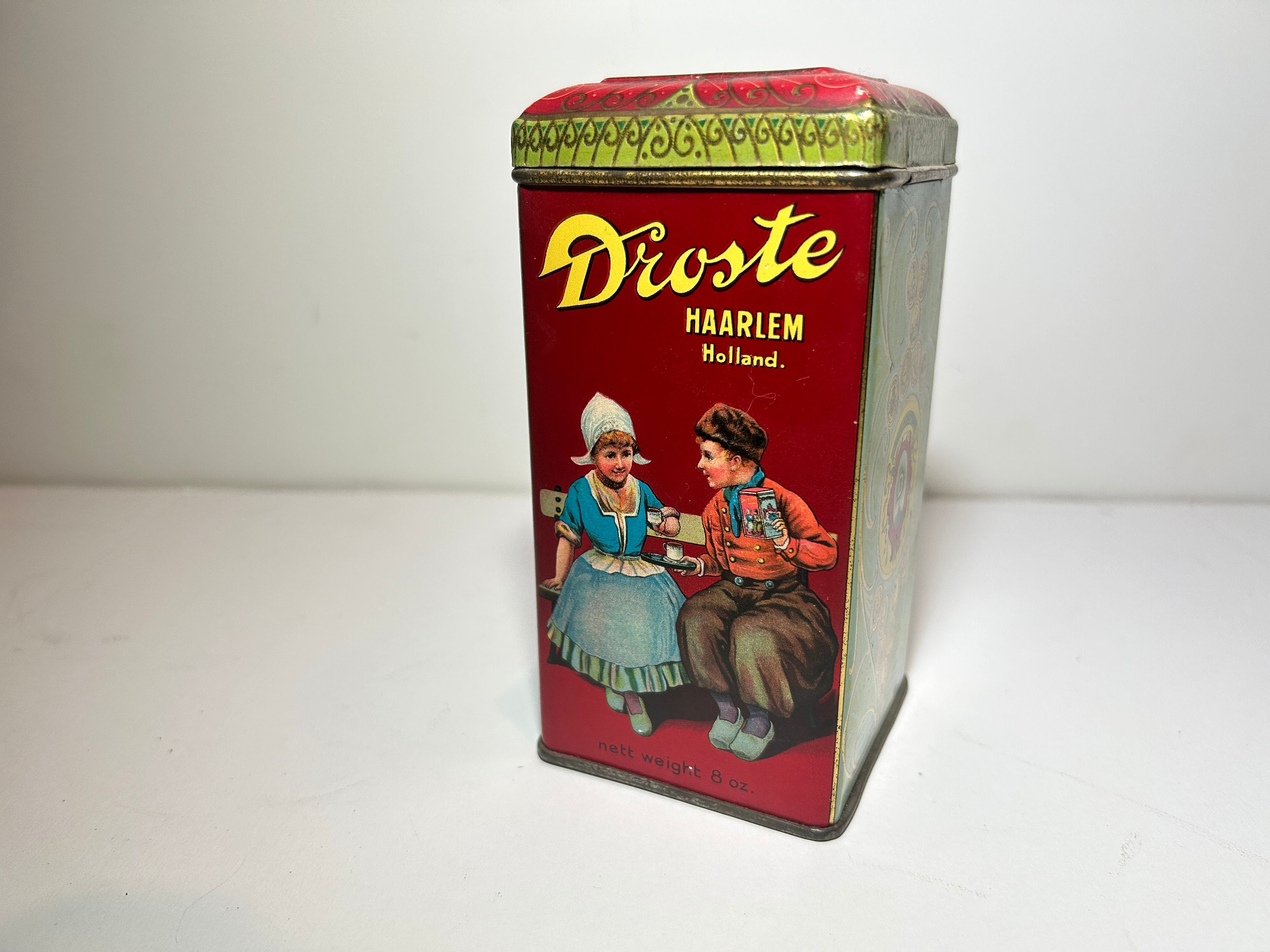 Antique Droste Harlem Holland Cocoa Tin in Stunning Condition - Etsy