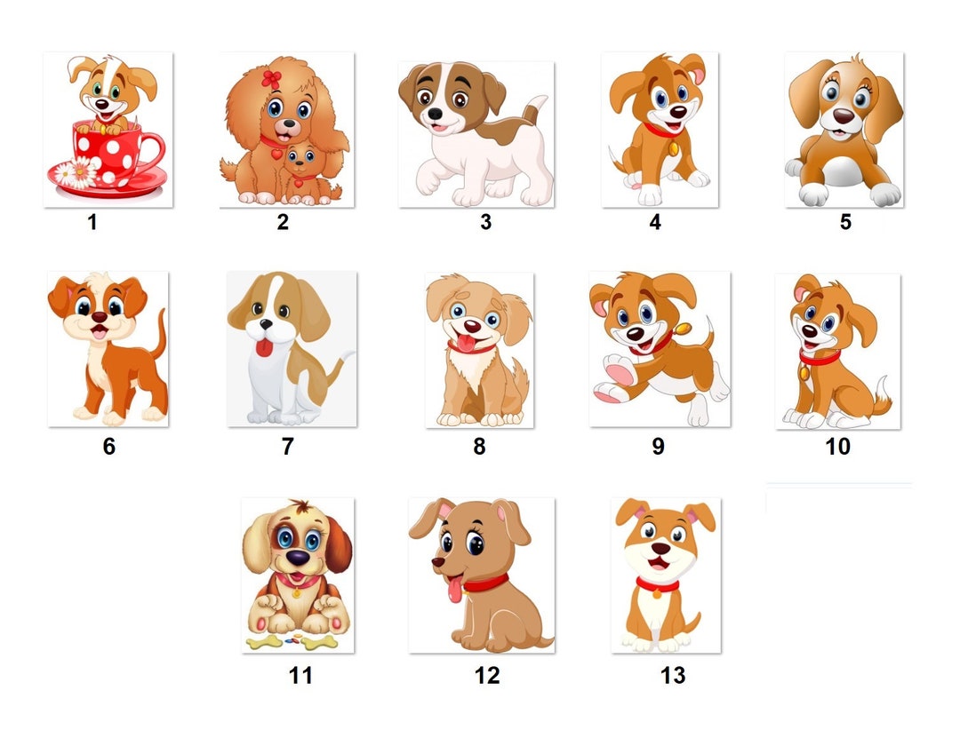 30 Personalized Address Labels Cute Dogs (fa 26) - Etsy