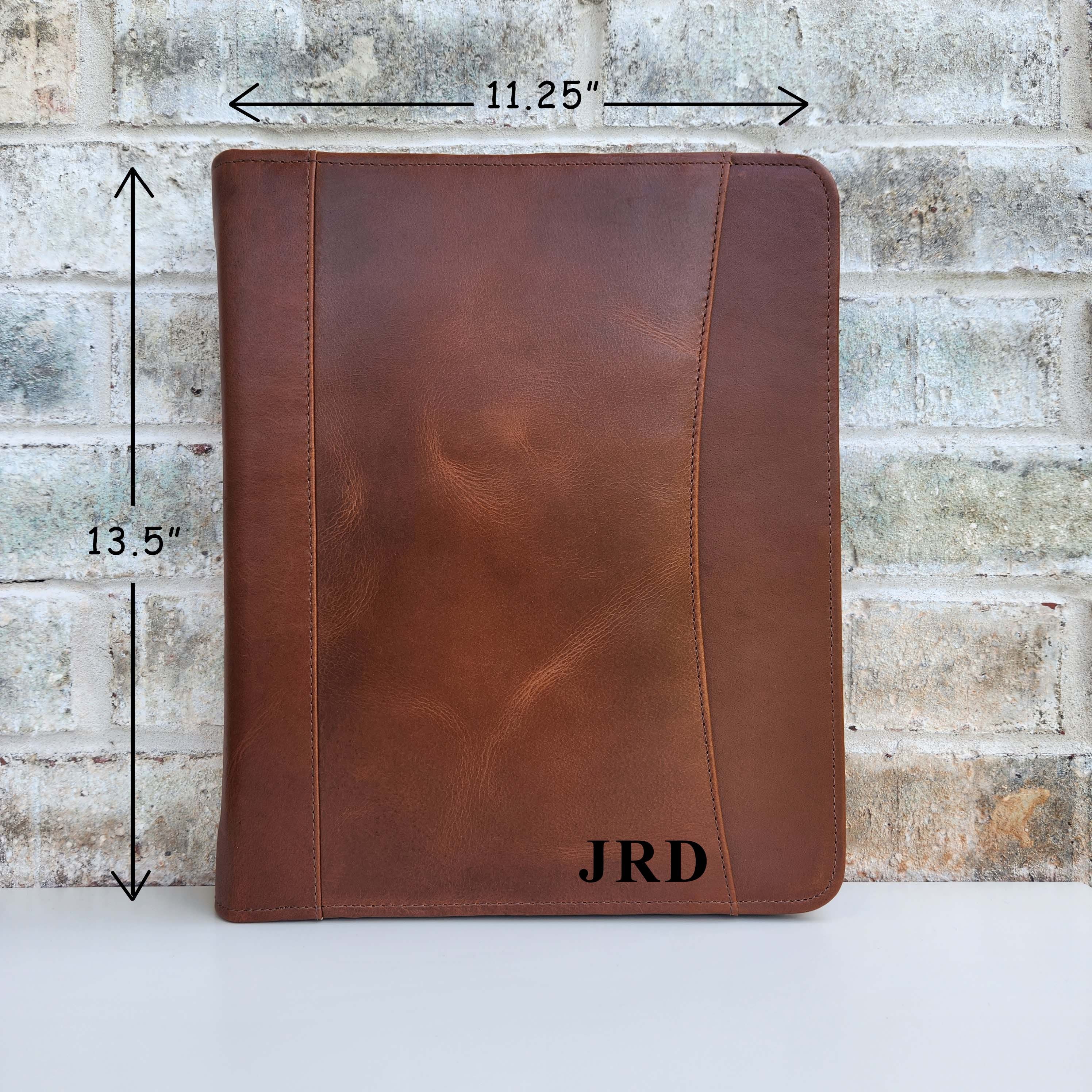 Leather Portfolio for Men, Personalized Portfolio, Christmas Gift, Gift ...