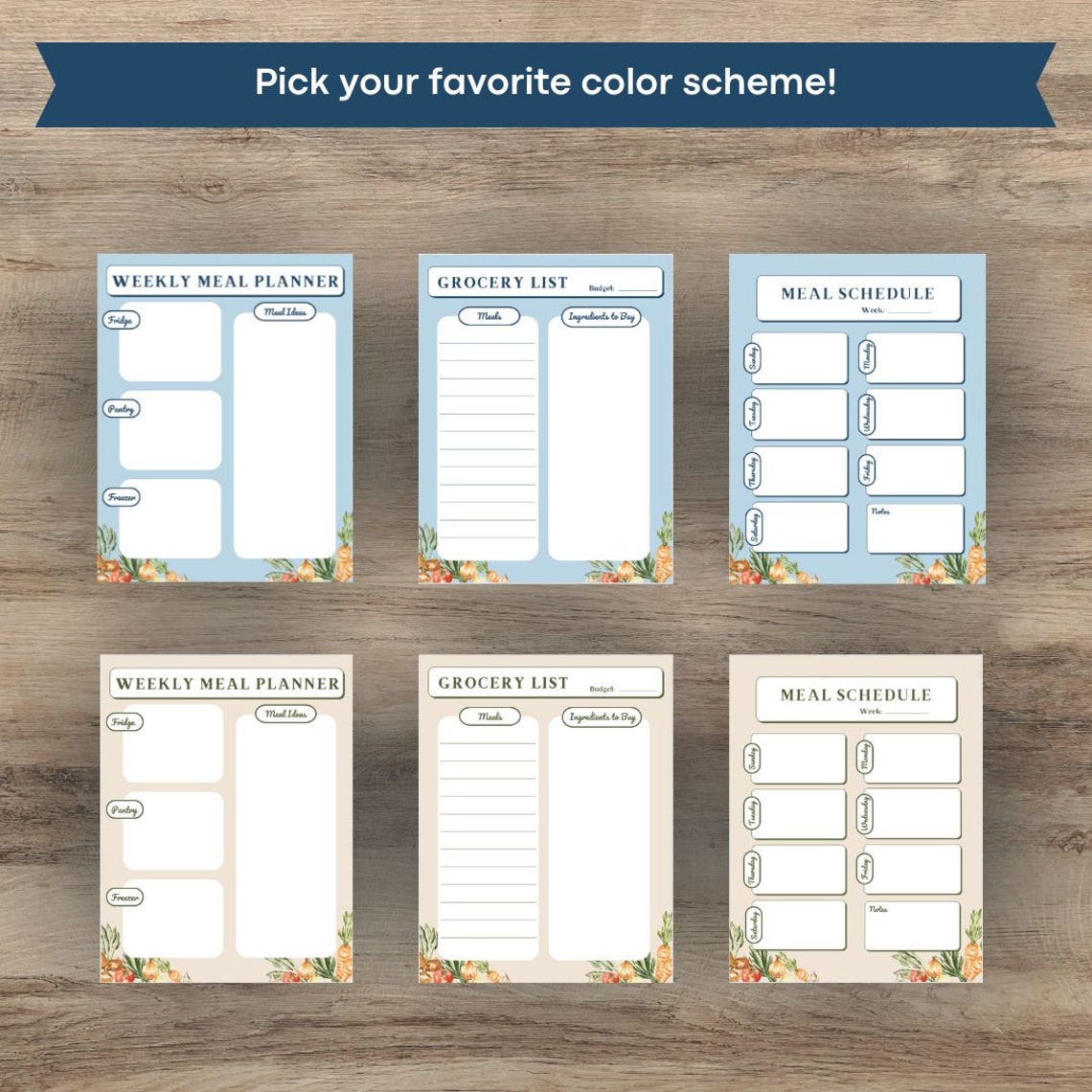 Homemaking Meal Plan Guide, Digital Meal Guide, Grocery Shopping Guide ...