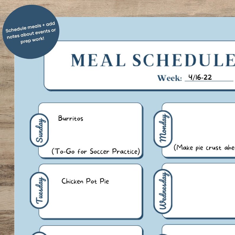 Homemaking Meal Plan Guide, Digital Meal Guide, Grocery Shopping Guide ...