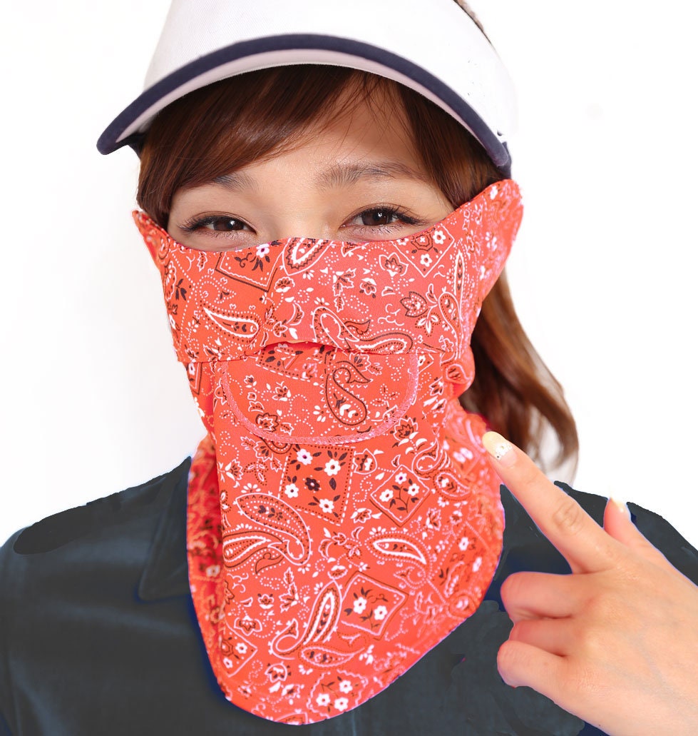 UV Cut Face Mask for Sports From Japan SPF50+ Breathable Non-fogging ...