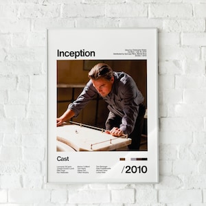 Inception - 2010 - Leonardo Dicaprio & Christopher Nolan - Movie Poster ...
