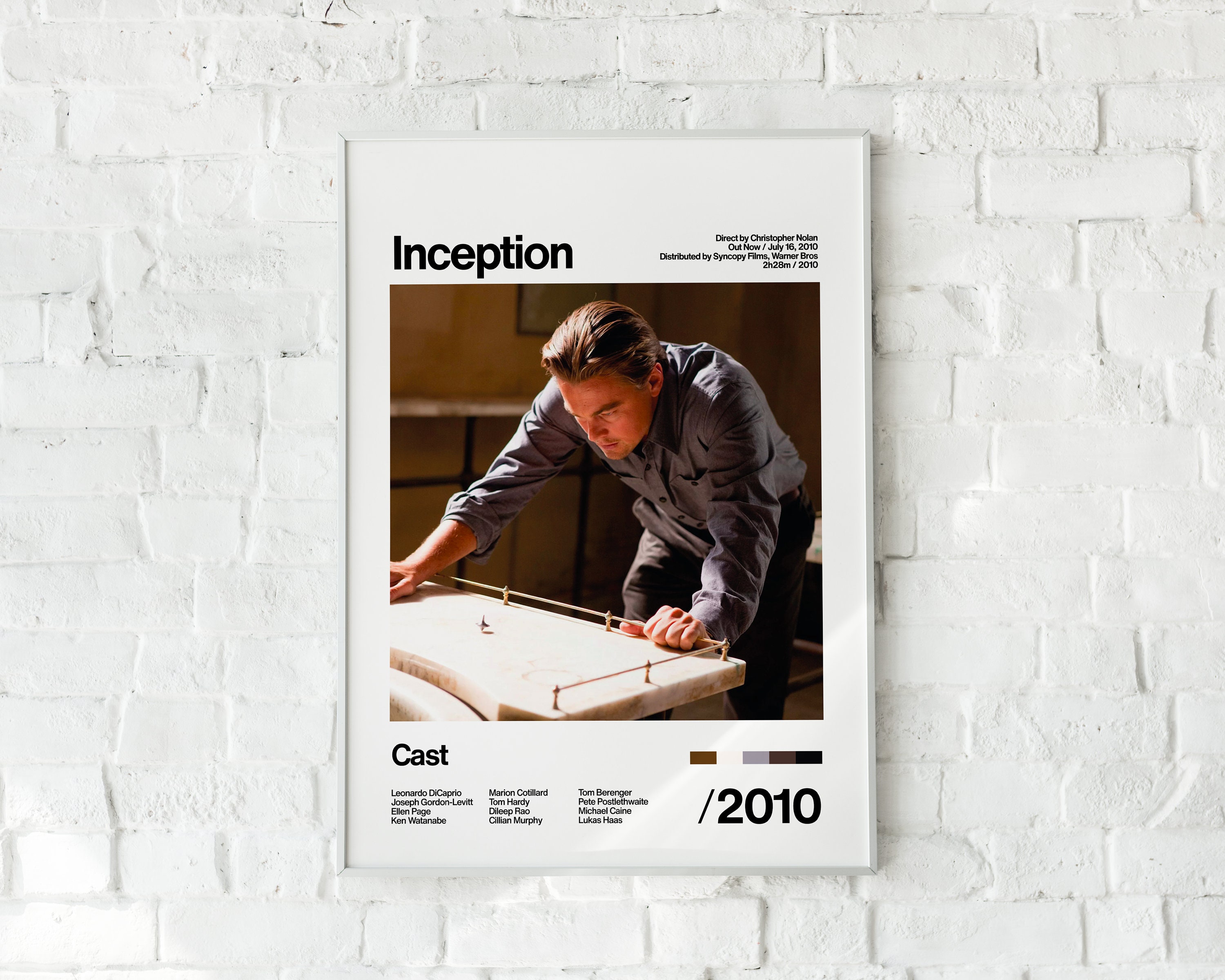 Inception - 2010 - Leonardo Dicaprio & Christopher Nolan - Movie Poster ...