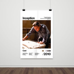 Inception - 2010 - Leonardo Dicaprio & Christopher Nolan - Movie Poster ...