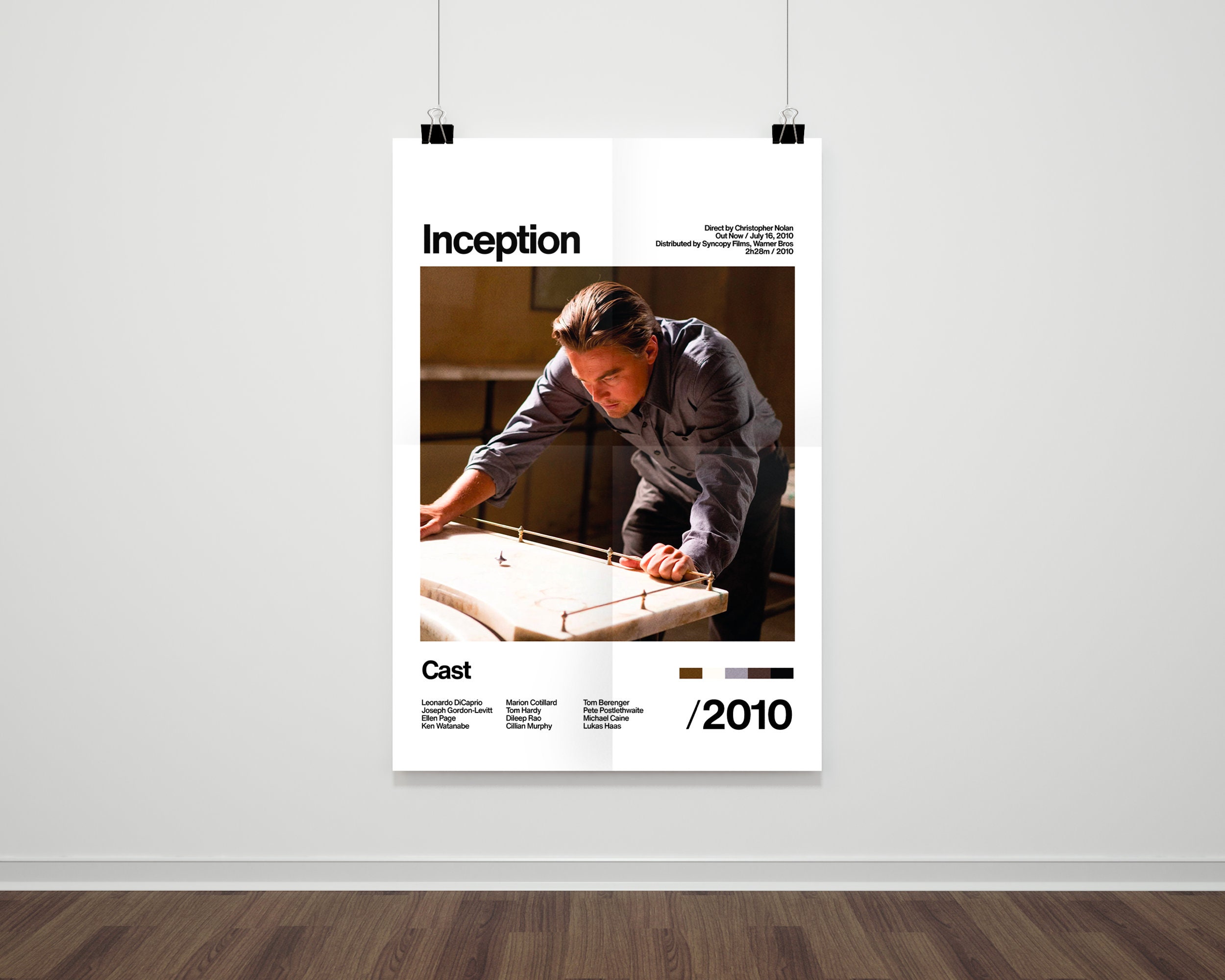 Inception - 2010 - Leonardo Dicaprio & Christopher Nolan - Movie Poster ...