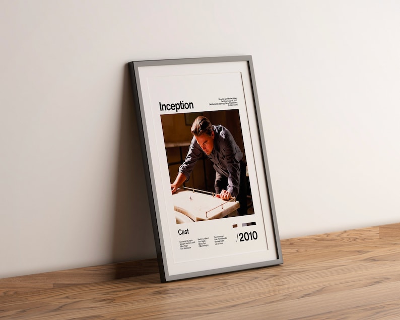 Inception - 2010 - Leonardo Dicaprio & Christopher Nolan - Movie Poster ...