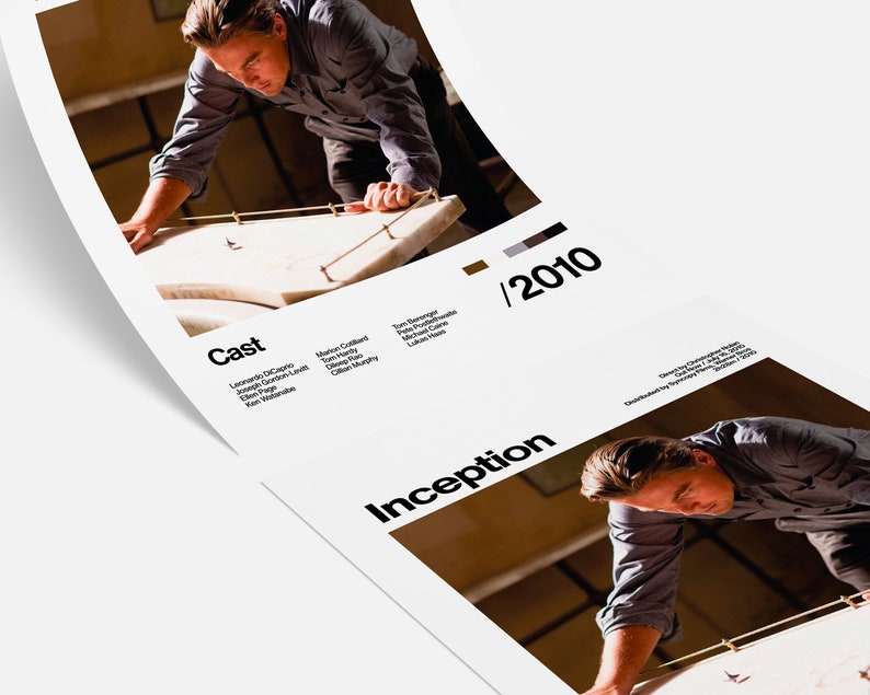 Inception - 2010 - Leonardo Dicaprio & Christopher Nolan - Movie Poster ...