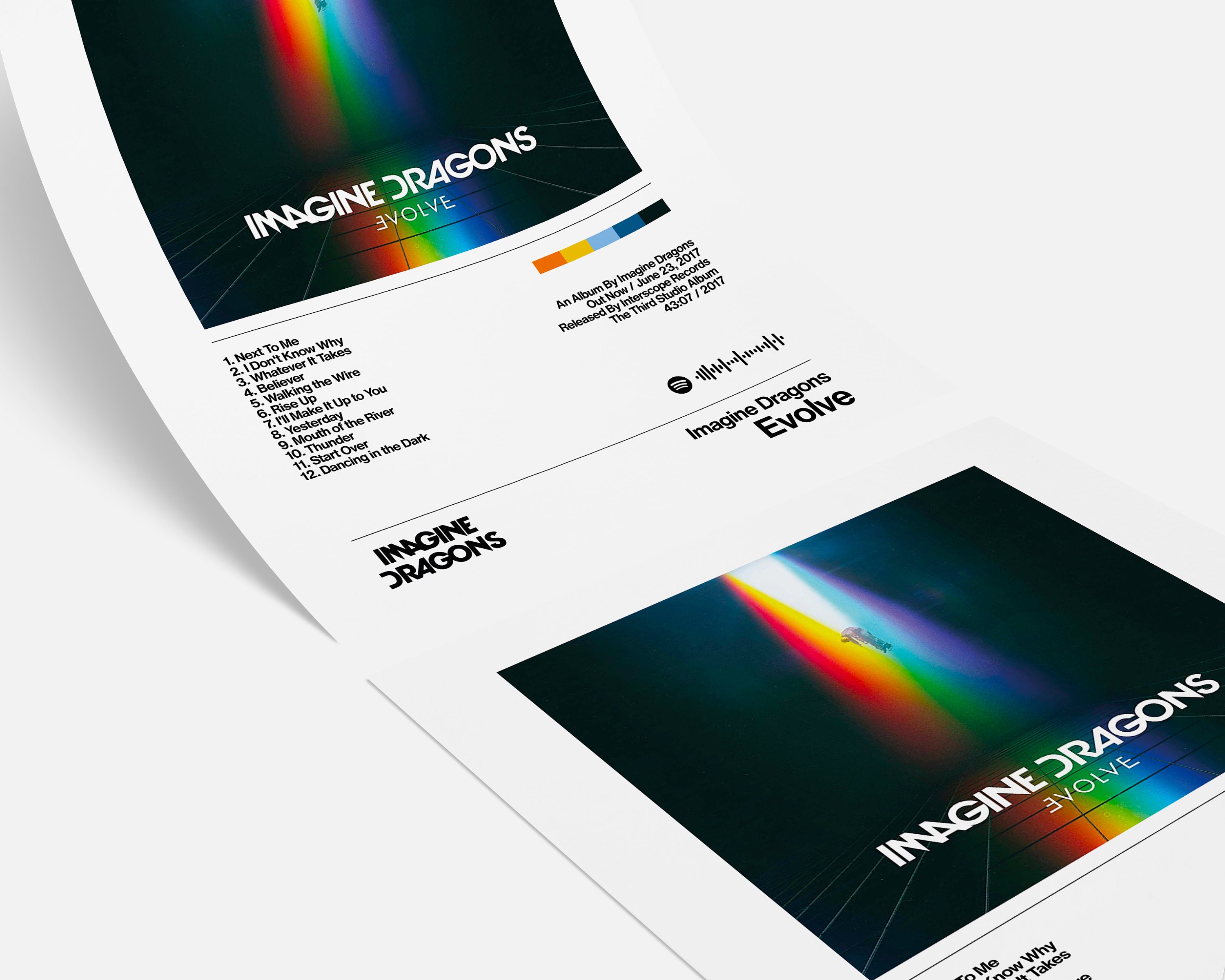 Imagine Dragons - Evolve - Album Artwork Home Decor Print Poster Gift ...