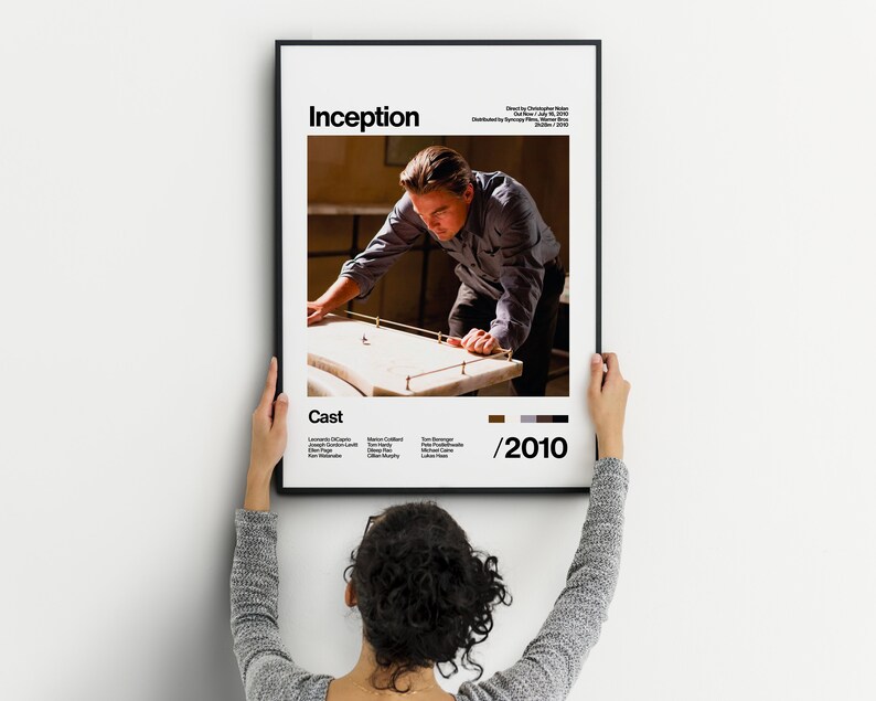 Inception - 2010 - Leonardo Dicaprio & Christopher Nolan - Movie Poster ...