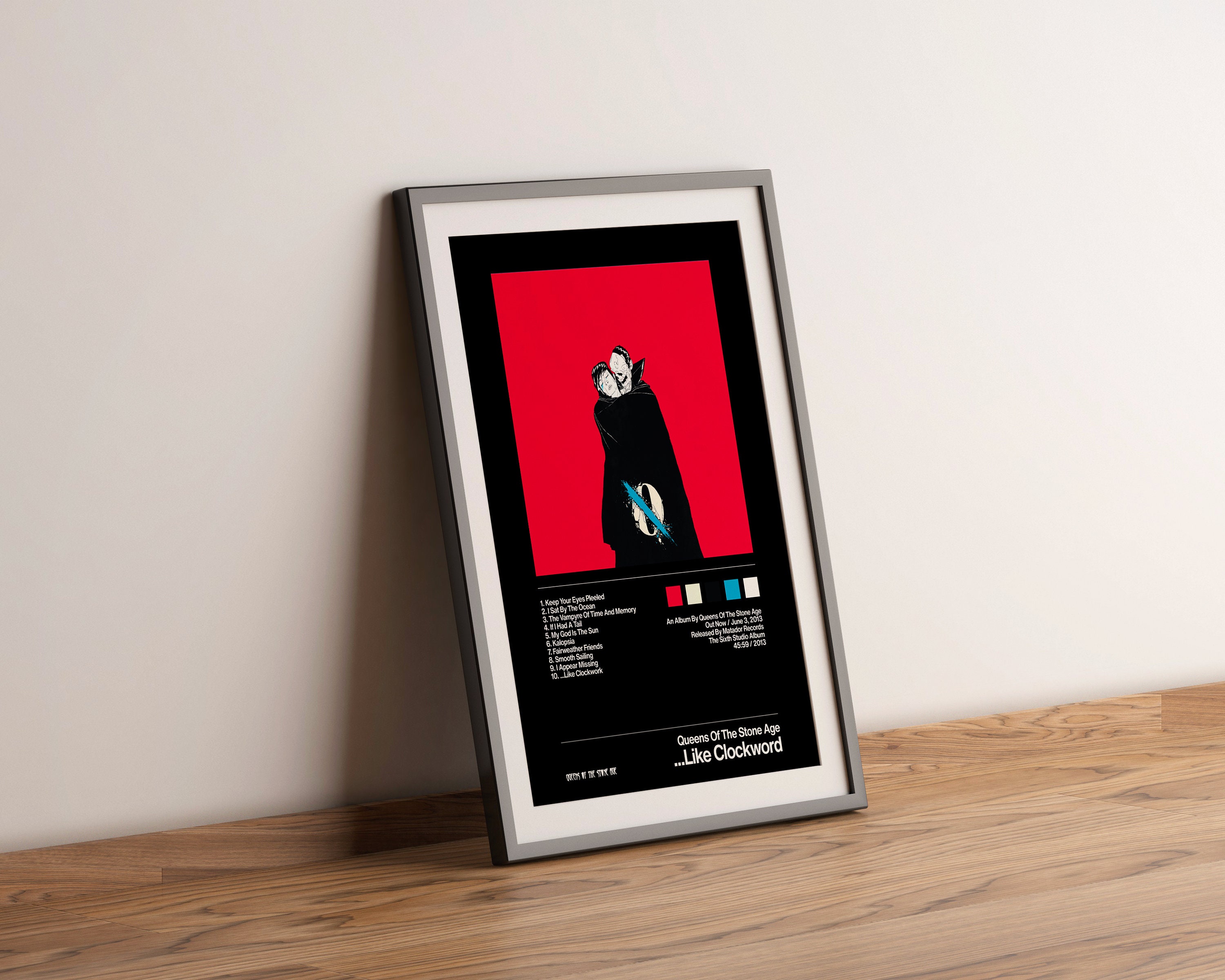 Queens of the Stone Age - ...like Clockwork - Album Artwork Black Print ...