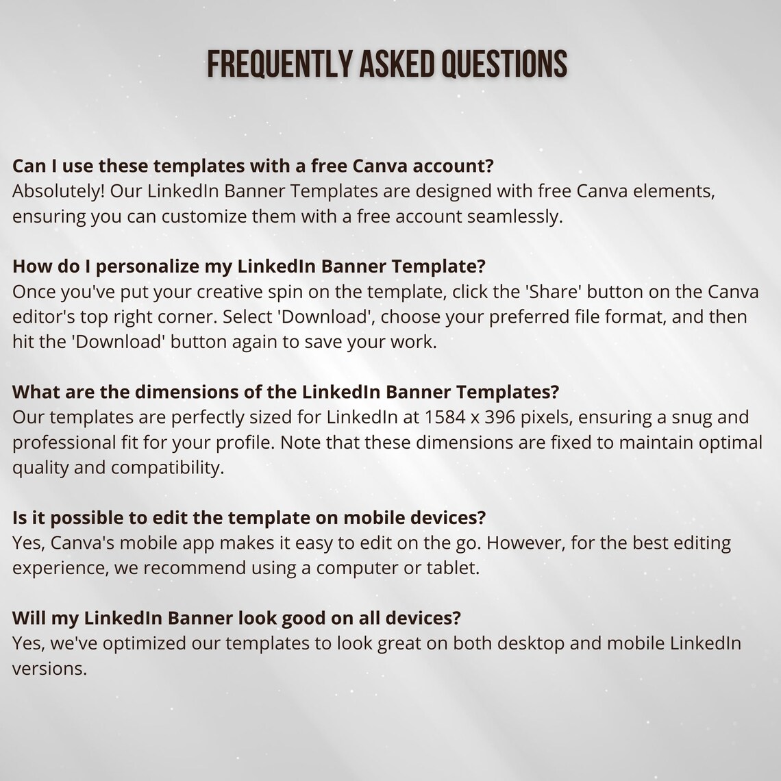 Elegant Linkedin Banner Template for Coaching Professionals - Fully ...