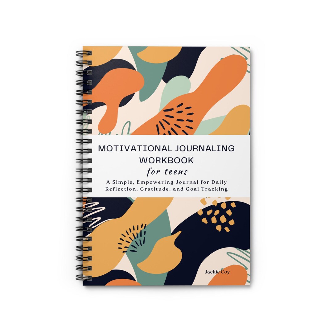 Motivational Journaling Workbook for Teens | Daily Reflection ...