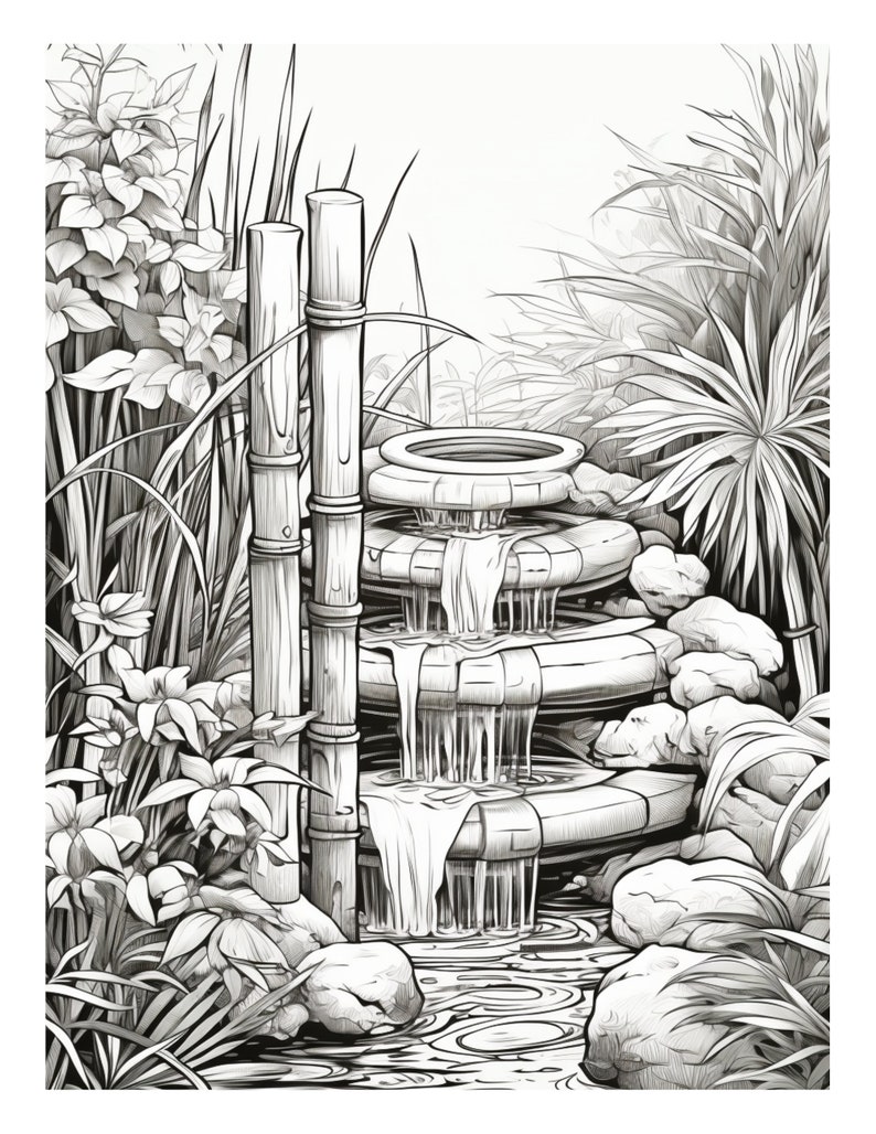 Zen Coloring Pages: 10 Intricate Art Designs (PDF) - Etsy