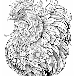 Adult Coloring Pages | 10 Intricate Animal Faces | Printable Coloring ...