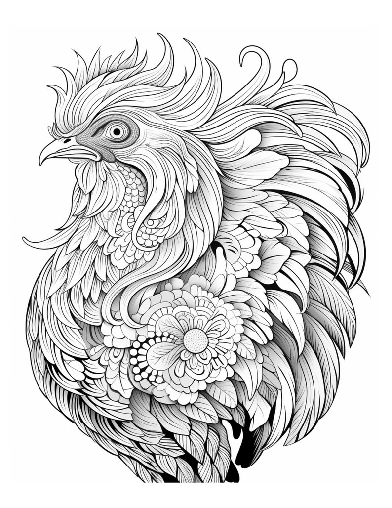 Adult Coloring Pages 10 Intricate Animal Faces Printable Coloring Pages ...