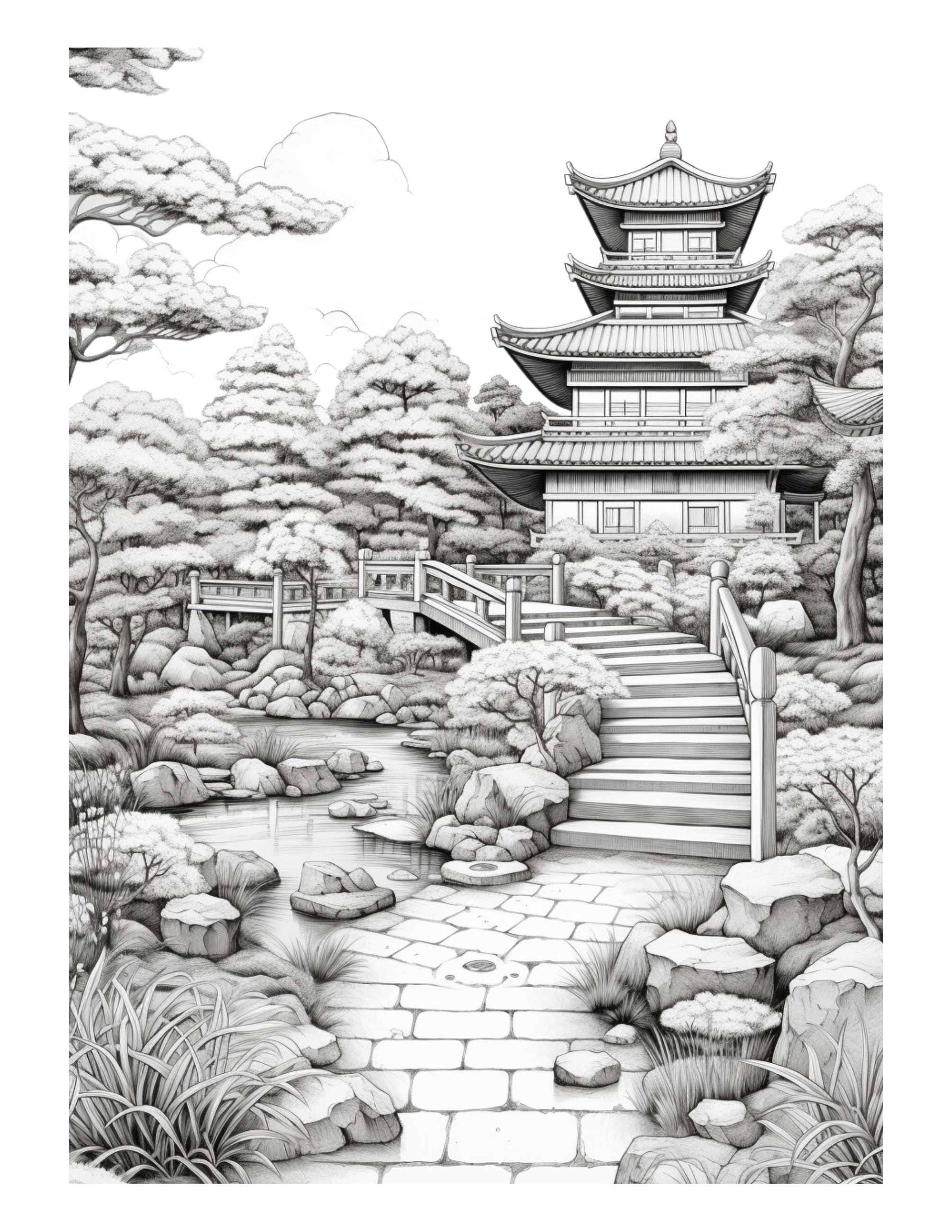ROSHJE EXPRESSIONS Adult Coloring Pages 24 Intricate Zen - Etsy