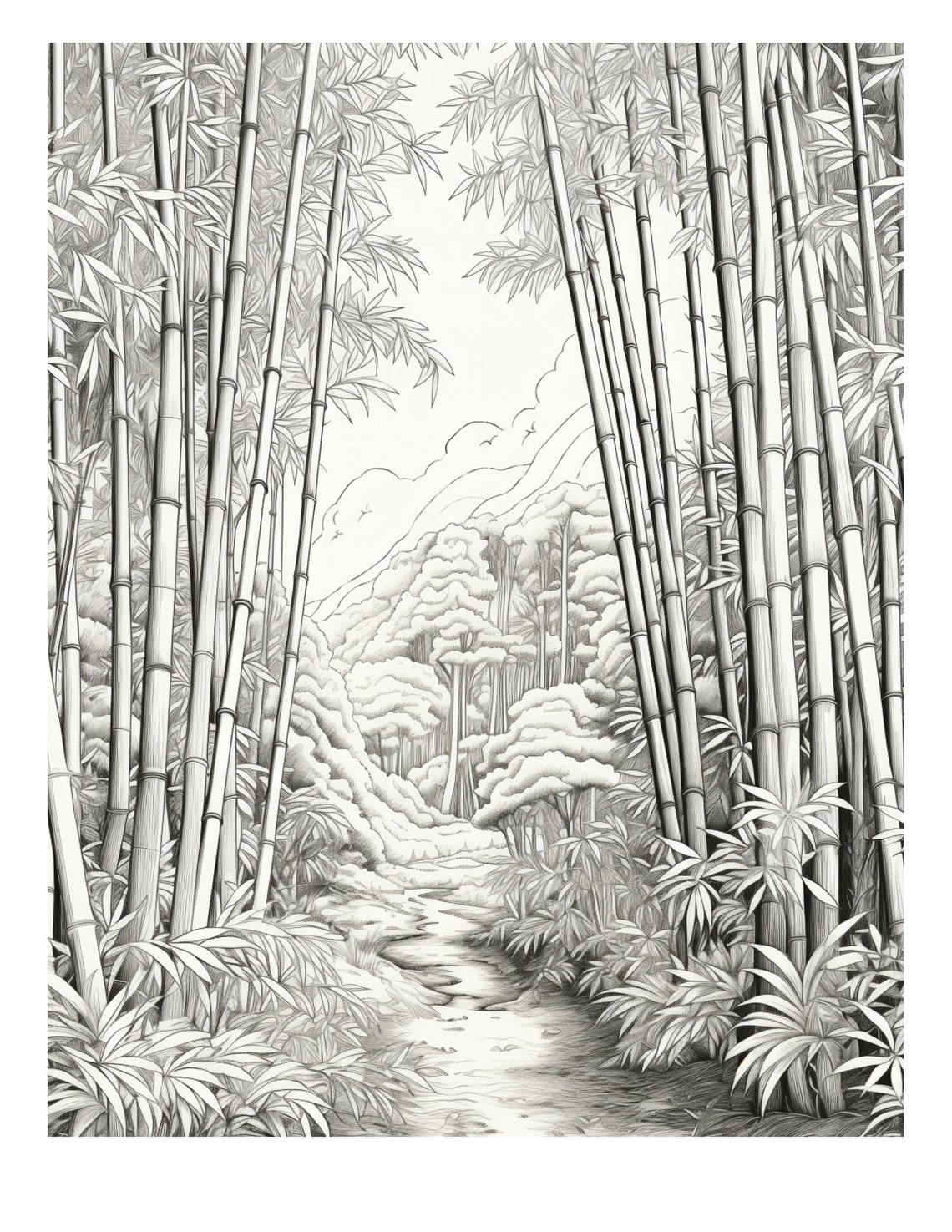 Adult Coloring Pages 10 Serene Landscapes Printable Coloring Pages ...