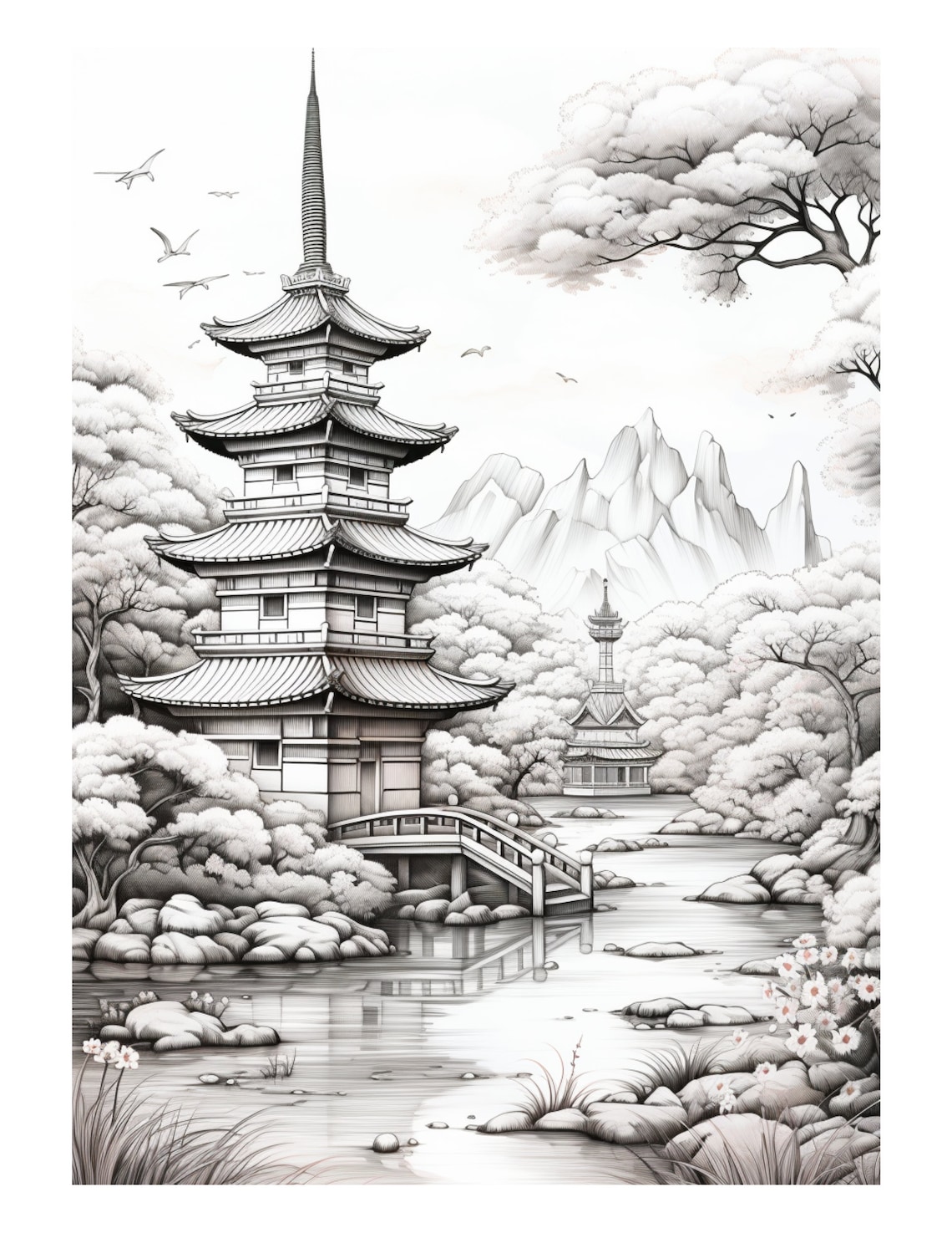 Adult Coloring Pages 10 Intricate Zen Inspired Art Printable Coloring ...