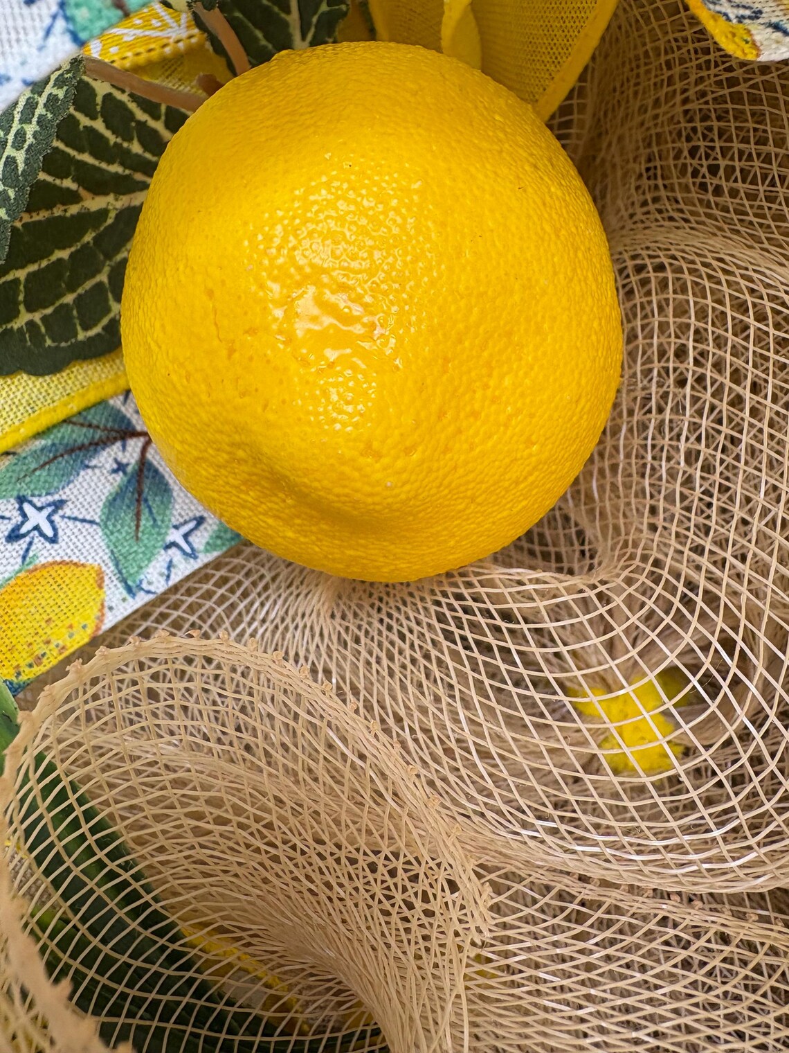 Limoncello Lemon Wreath – Summer Door Decor - Etsy