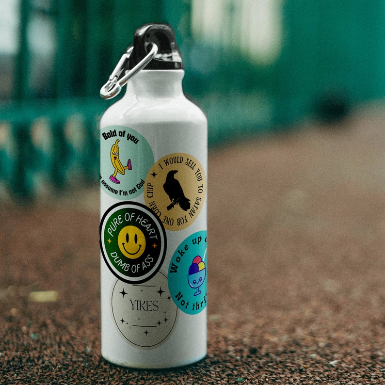 Bee-utiful Cute Silly/funny Meme Decal Water/weather-resistant Vinyl ...