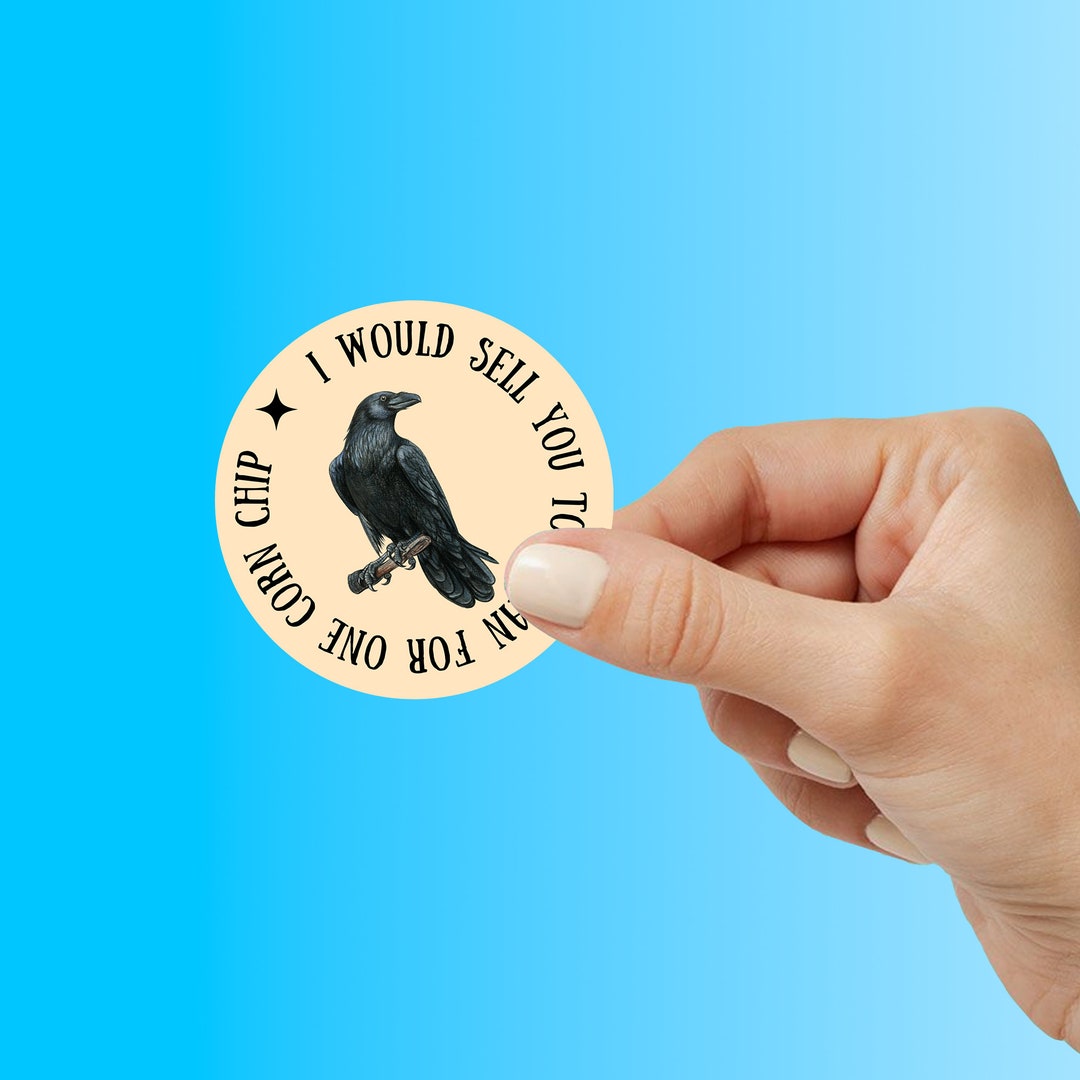 For One Corn Chip Funny Meme Stickers| Hilarious Vinyl Decals for ...
