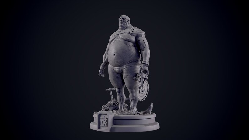 Fat Gory Cyborg STL Model for 3D Printing - Etsy