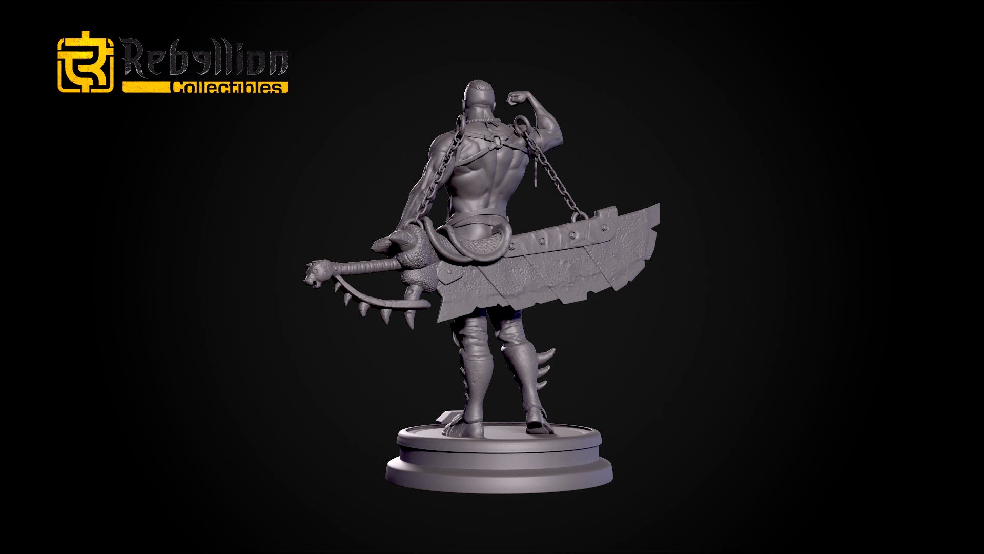 Giant Sword Barbarian STL Model for 3D Printing - Etsy