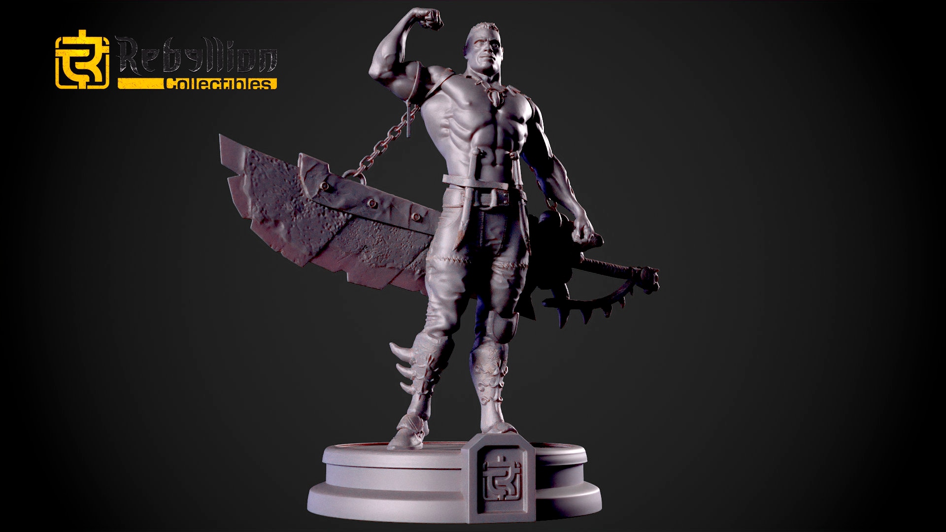 Giant Sword Barbarian STL Model for 3D Printing - Etsy