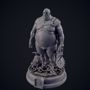 Fat Gory Cyborg STL Model for 3D Printing - Etsy