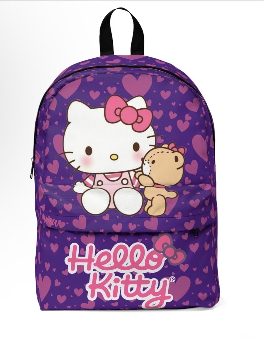 Hello Kitty Backpack Personalizable Hello Kitty Backpack - Etsy