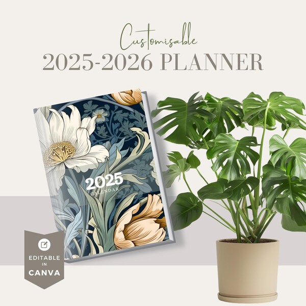 Canva 2025 Planner Printable - Etsy