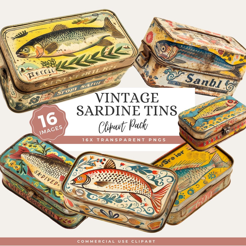 Sardine Can Labels - Etsy UK