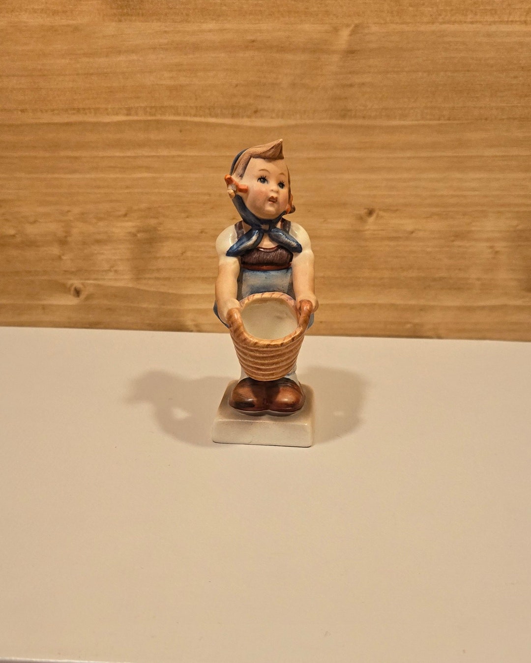 Vintage Goebel girl With Basket Figurine TMK 2 1950-1955 - Etsy